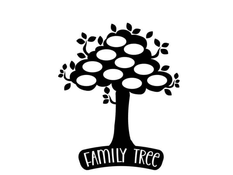 Download Black and White Family Tree Design Quotes Online - Creative ...