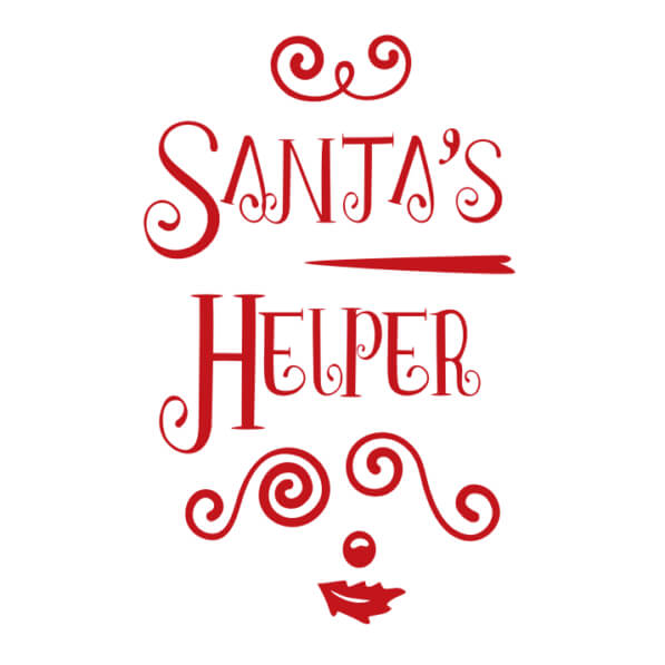Download Santa's Helper Sign with Santa's Face Illustration Quotes ...