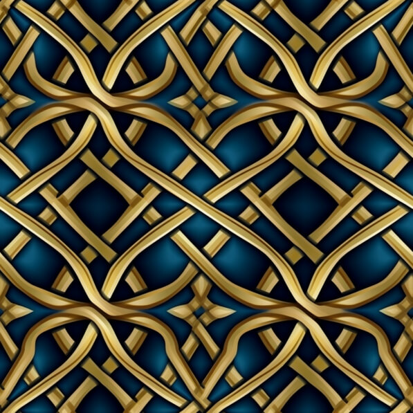 Download Blue and Gold Geometric Pattern Patterns Online - Creative Fabrica