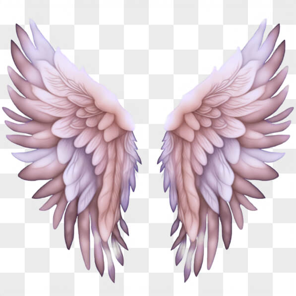 Download Pink Angel Wings on Black Background PNGs Online - Creative ...