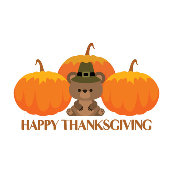 Download Festive Thanksgiving Teddy Bear Display with Pumpkins Quotes ...