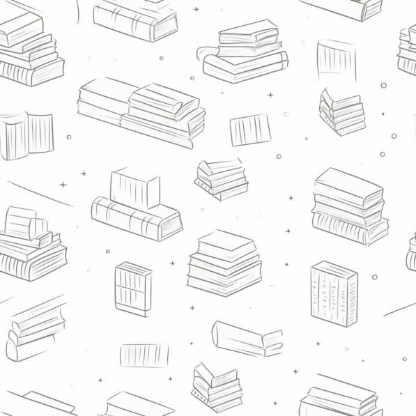 Download Seamless Pattern of Books Patterns Online - Creative Fabrica