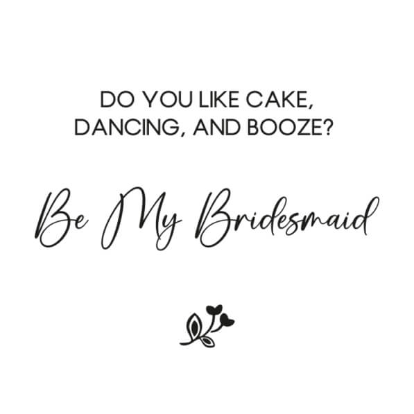 Download Fun Bridesmaid Proposal Card Quotes Online - Creative Fabrica
