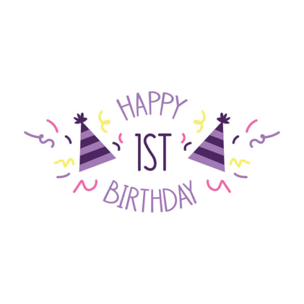 Download Happy 1st Birthday Celebration Image Quotes Online - Creative ...