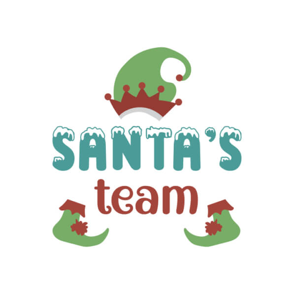 Download Santa's Team Logo with Festive Elf Quotes Online - Creative ...