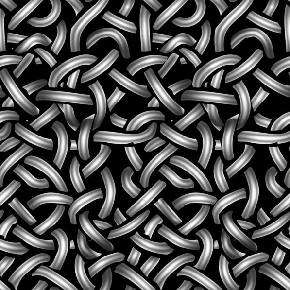 Download Seamless Silver Chain Pattern on Black Background Patterns ...