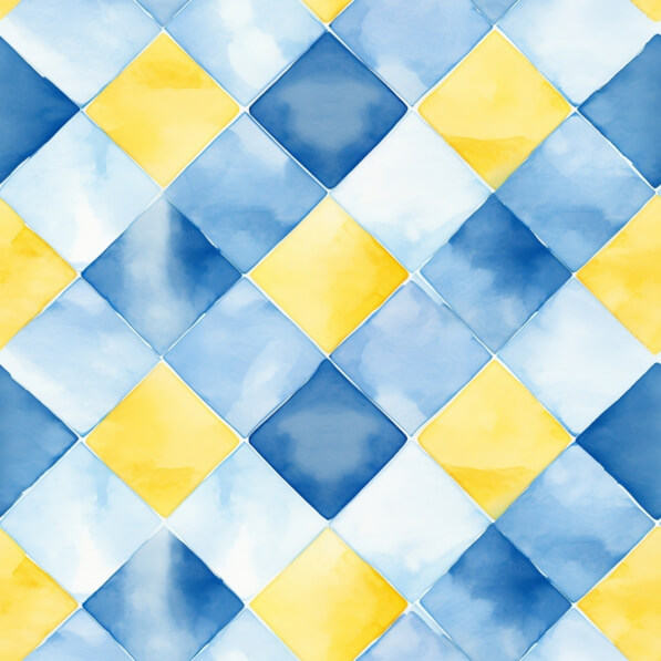 Download Blue and Yellow Checkered Pattern Background Patterns Online ...