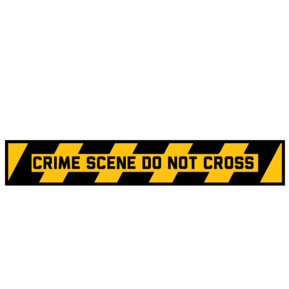 Download Yellow and Black Crime Scene Sign Quotes Online - Creative Fabrica