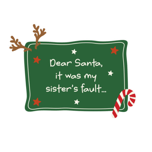 Download Festive Green Chalkboard with 'Dear Santa' Message and Candy ...