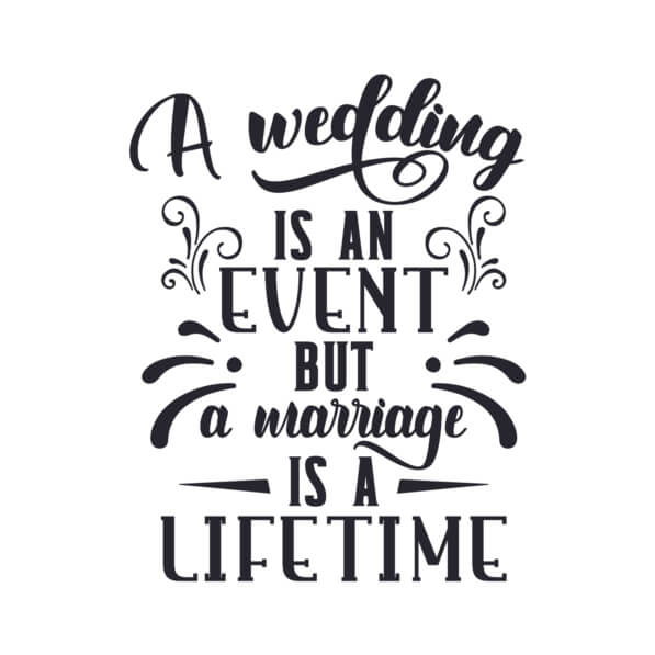 Download Wedding Quote Design Quotes Online - Creative Fabrica