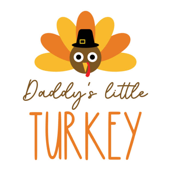 Download Dad's Little Turkey - Thanksgiving Day Cartoon Image Quotes ...