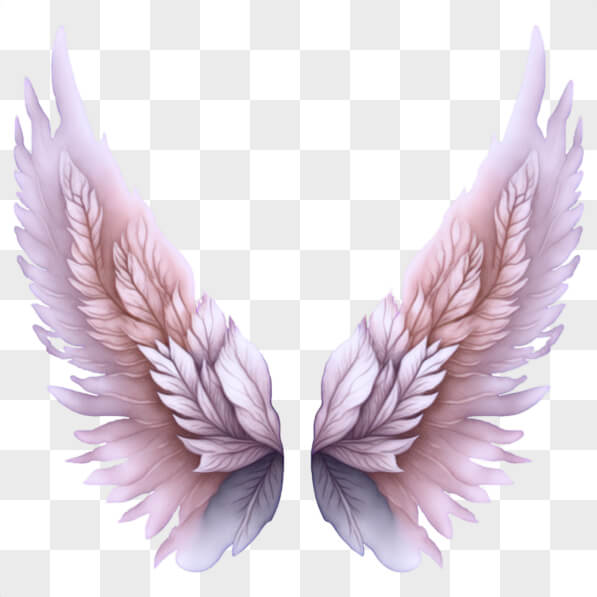 Scarica Ali di angelo rosa PNGs Online - Creative Fabrica
