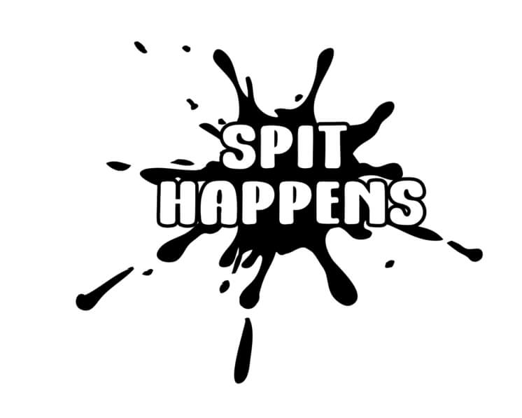 Download Black and White Logo with 'Split Happens' Text Quotes Online ...