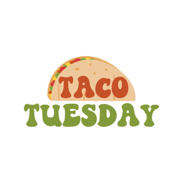 Download Colorful Taco Tuesday Image Quotes Online - Creative Fabrica