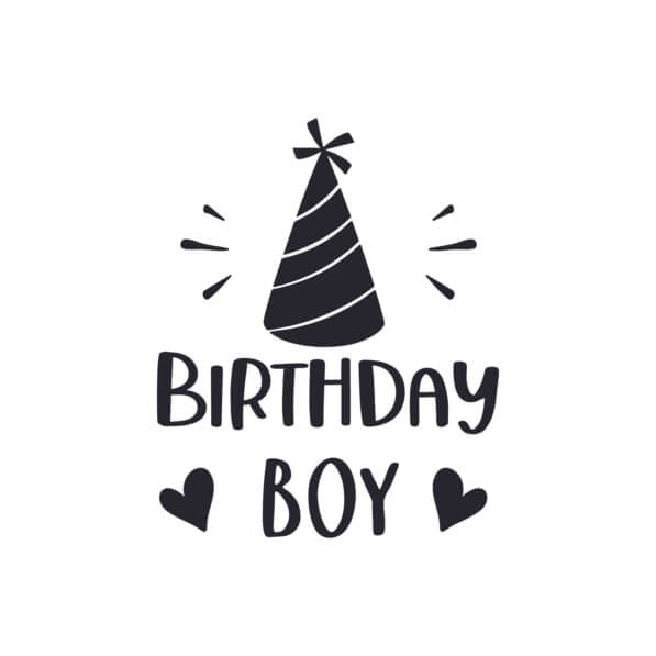 Download Birthday Boy Logo with Hearts and Stars Quotes Online ...