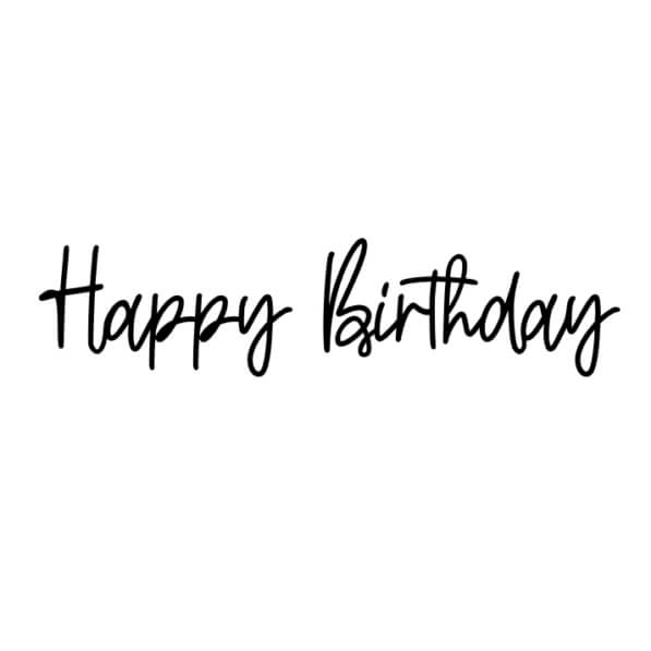 Download Happy Birthday Cursive Text with Falling Confetti Quotes ...