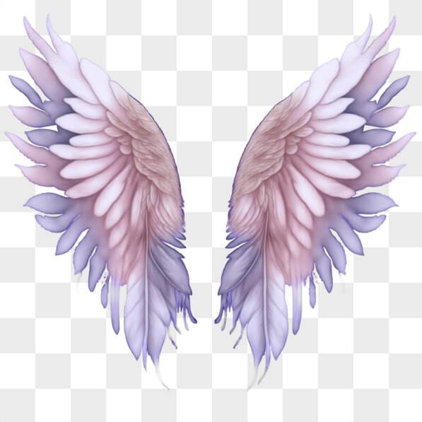 Download Pink and Purple Angel Wings PNGs Online - Creative Fabrica