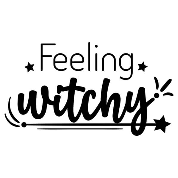 Download Feeling Witchy Iron-On Patch Design Quotes Online - Creative ...