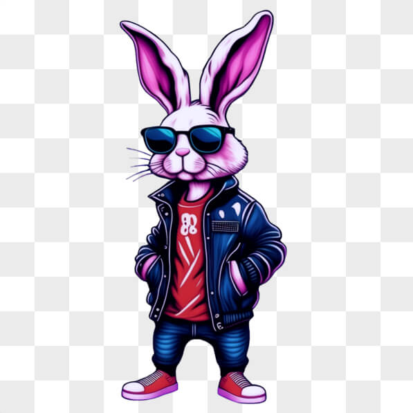 Descarga Ilustración de Conejo Hip Hop PNGs En Línea - Creative Fabrica