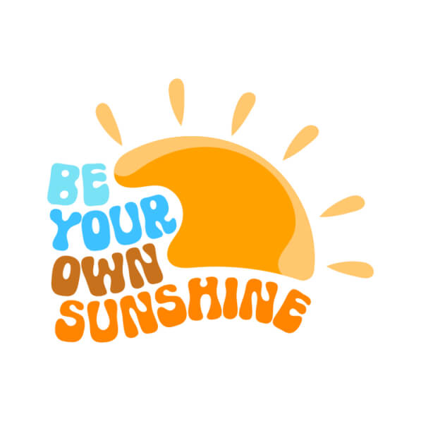 Download Empowering Sun Illustration with Positive Message Quotes ...