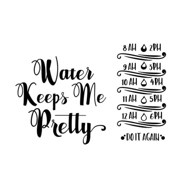 Download Water Hydration Reminder Quotes Online - Creative Fabrica
