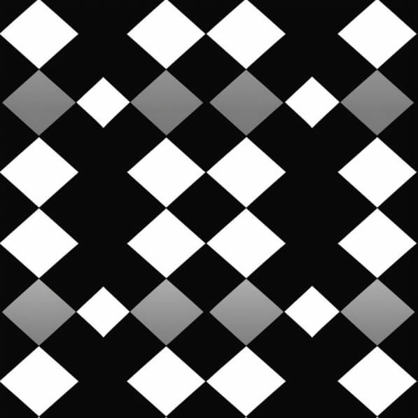 Download Black and White Checkerboard Pattern with Diamonds Patterns ...