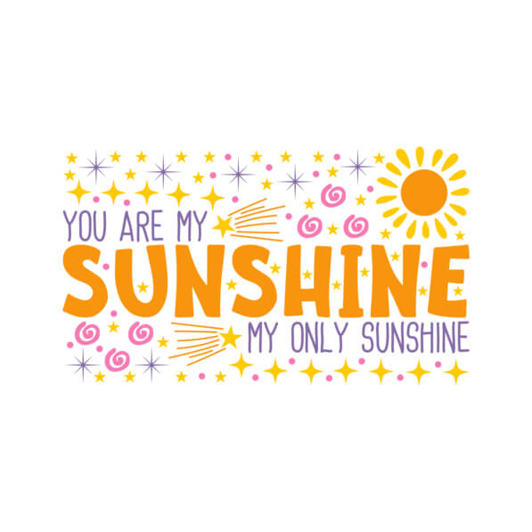 Download Colorful Abstract Poster: You are My Sunshine Quotes Online ...