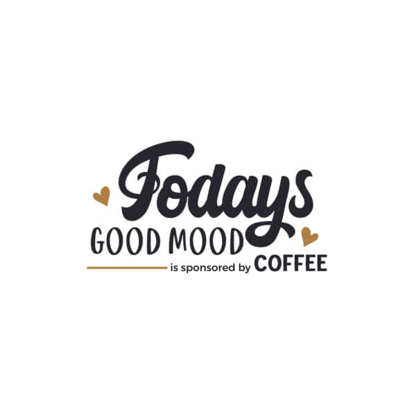 Download Good Mood Coffee Shop Logo Quotes Online - Creative Fabrica