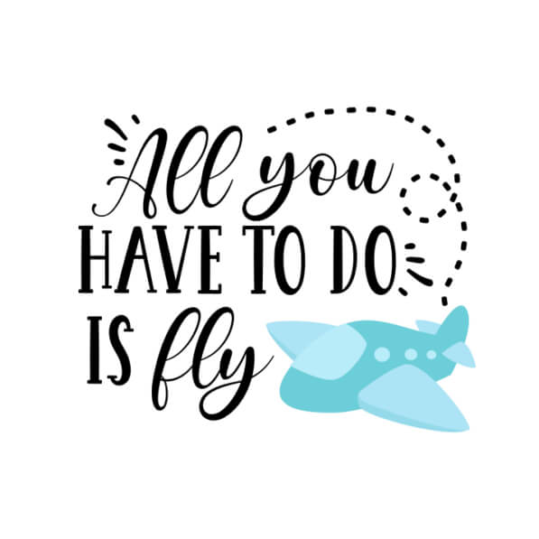 Download Inspirational Image with Plane and Motivational Quote Quotes ...