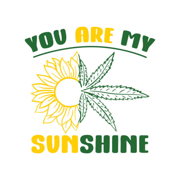 Download Sunflower with Positive Messages Quotes Online - Creative Fabrica