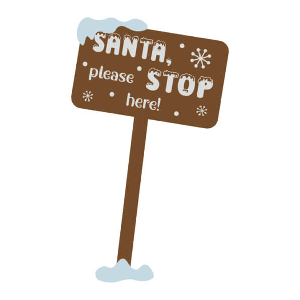 Download Santa, Please Stop Here Wooden Sign Quotes Online - Creative ...