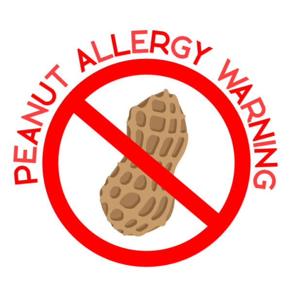 Download Peanut Allergy Warning Sign Quotes Online - Creative Fabrica