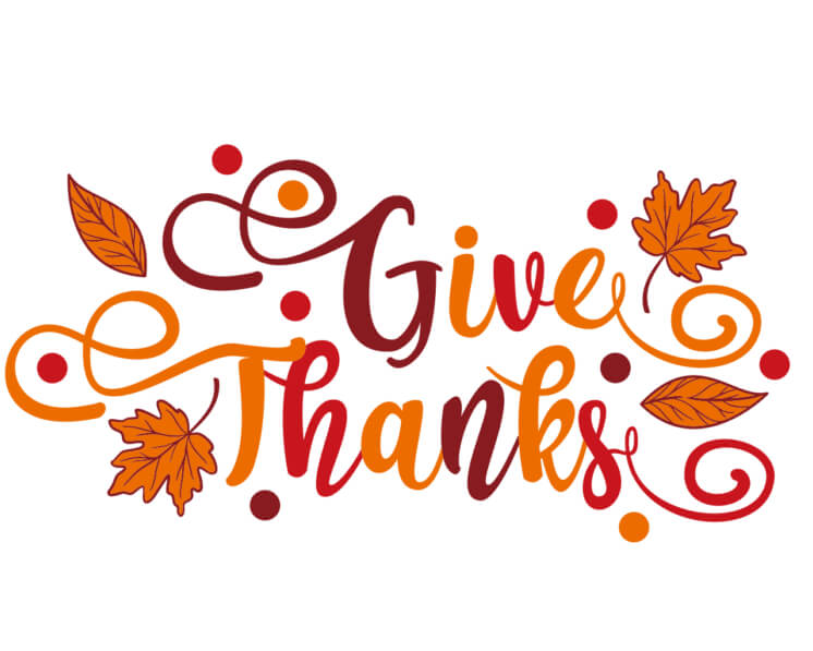 Download 'Give Thanks' Image with Colorful Lettering on White ...
