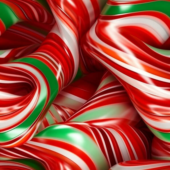 Download Colorful Candy Canes with Swirling Abstract Background ...