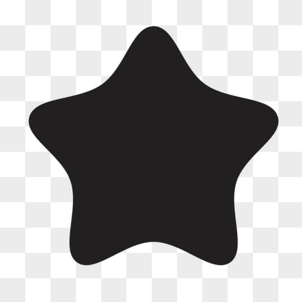 Download Black Star Icon PNGs Online - Creative Fabrica
