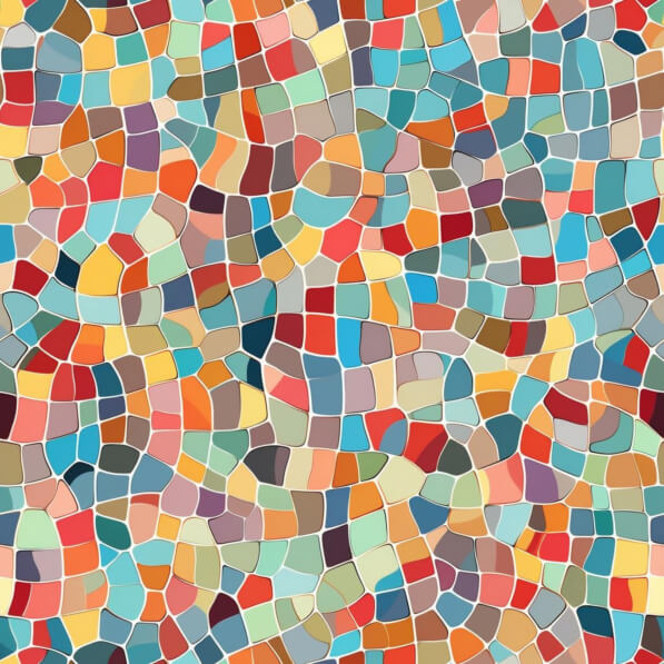 Download Colorful Mosaic Tile Pattern Patterns Online - Creative Fabrica