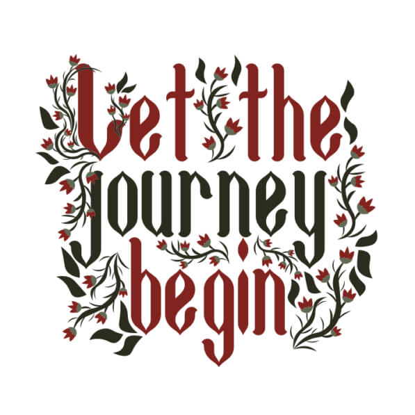 Download Let the Journey Begin Quotes Online - Creative Fabrica