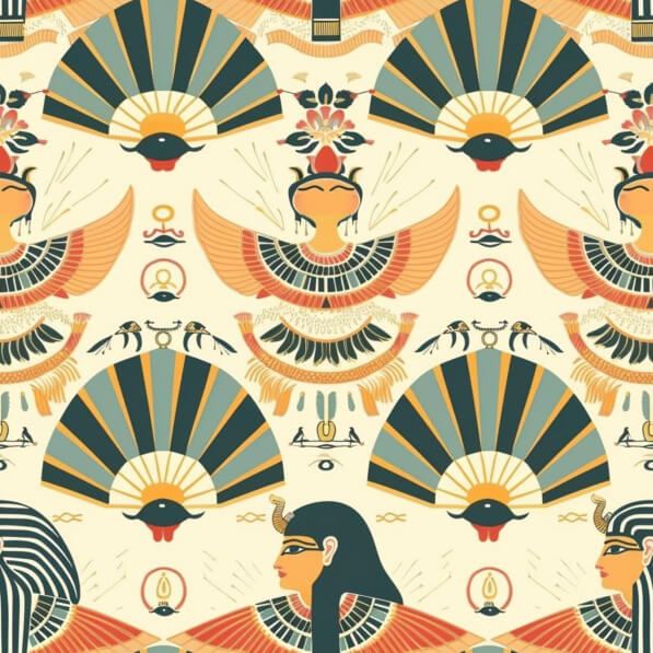 Download Egyptian Seamless Pattern Patterns Online - Creative Fabrica
