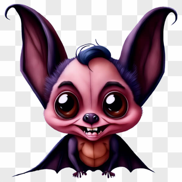 Download Small Pink Bat for Halloween Season PNGs Online - Creative Fabrica