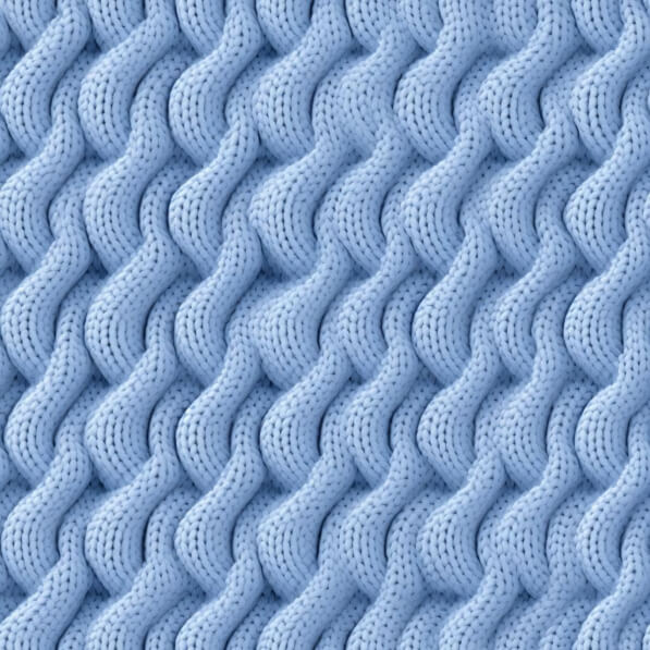 Download Blue Knitted Fabric with Wavy Lines Patterns Online - Creative ...