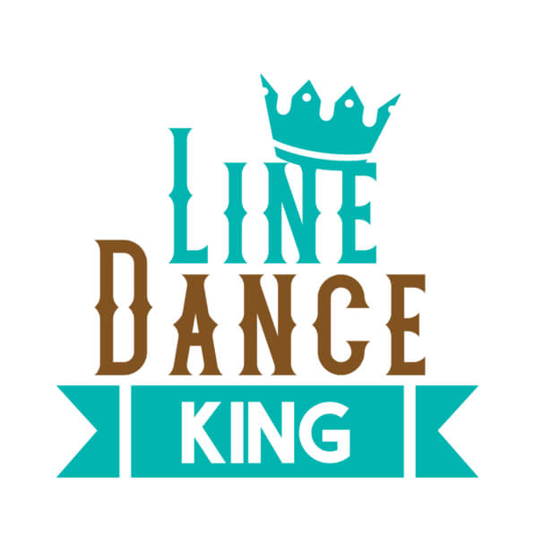 Download Line Dance King Logo Quotes Online - Creative Fabrica