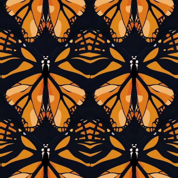 Download Seamless Monarch Butterfly Pattern Patterns Online - Creative ...