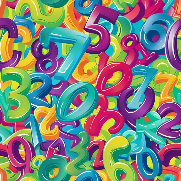 Download Colorful Numbers Background Patterns Online - Creative Fabrica