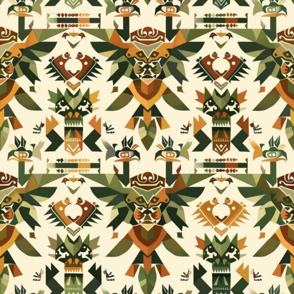 Download Seamless Deer Pattern Patterns Online - Creative Fabrica