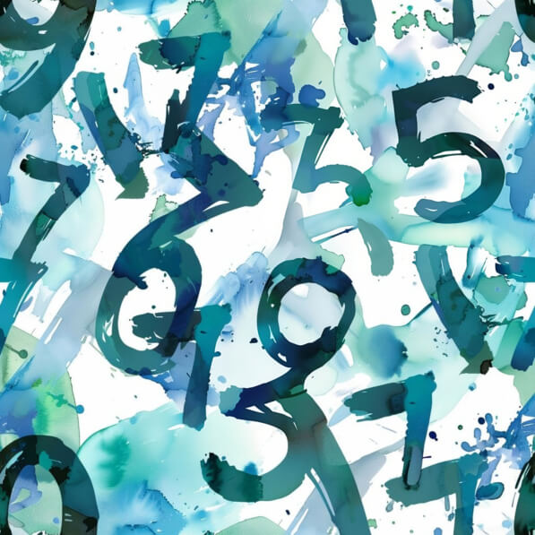 Download Seamless Blue and White Number Pattern Patterns Online ...