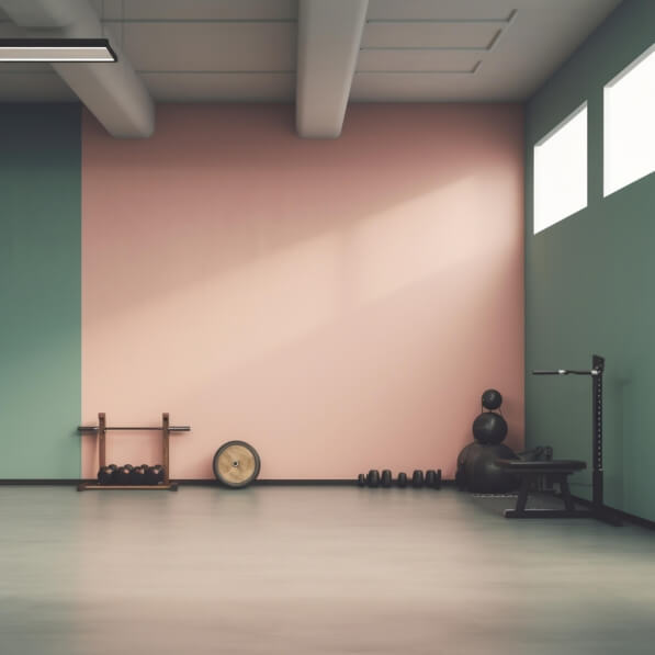 Download Colorful Gym Room with Fitness Equipment Backgrounds Online ...