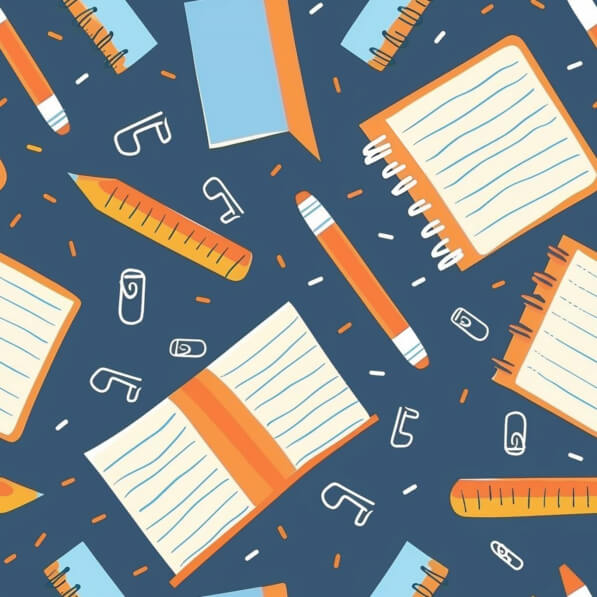 Download Seamless School Supplies Pattern Patterns Online - Creative ...