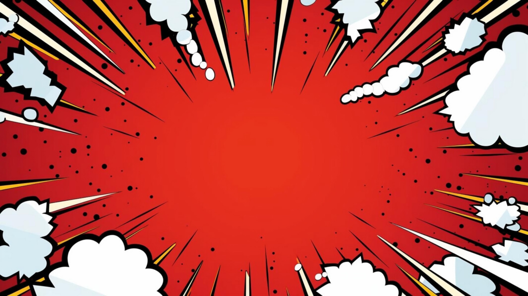 Download Red and White Comic Book Background with Explosion Backgrounds ...