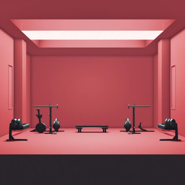 Download Gym Room with Exercise Equipment Backgrounds Online - Creative ...