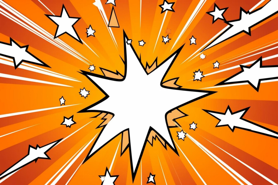 Download Orange Background with Starburst Stars Backgrounds Online ...